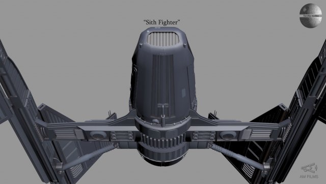 sith fighter 3D Model in Fantasy Spacecraft 3DExport