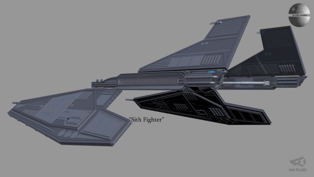 sith fighter 3D Model in Fantasy Spacecraft 3DExport