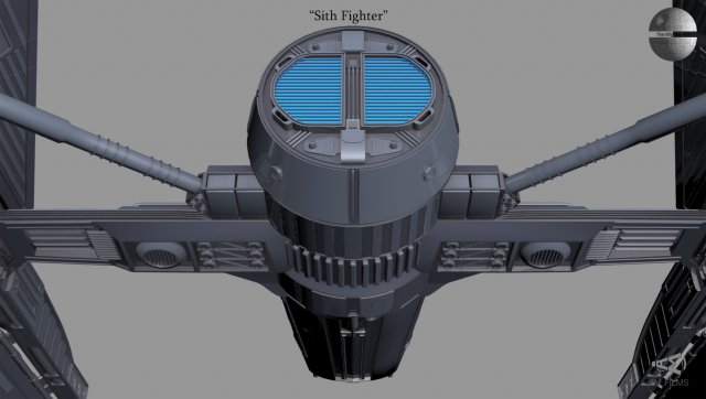 sith fighter 3D Model in Fantasy Spacecraft 3DExport