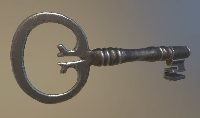 The Key 3D Model in Other 3DExport