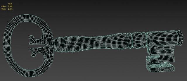 The Key 3D Model in Other 3DExport