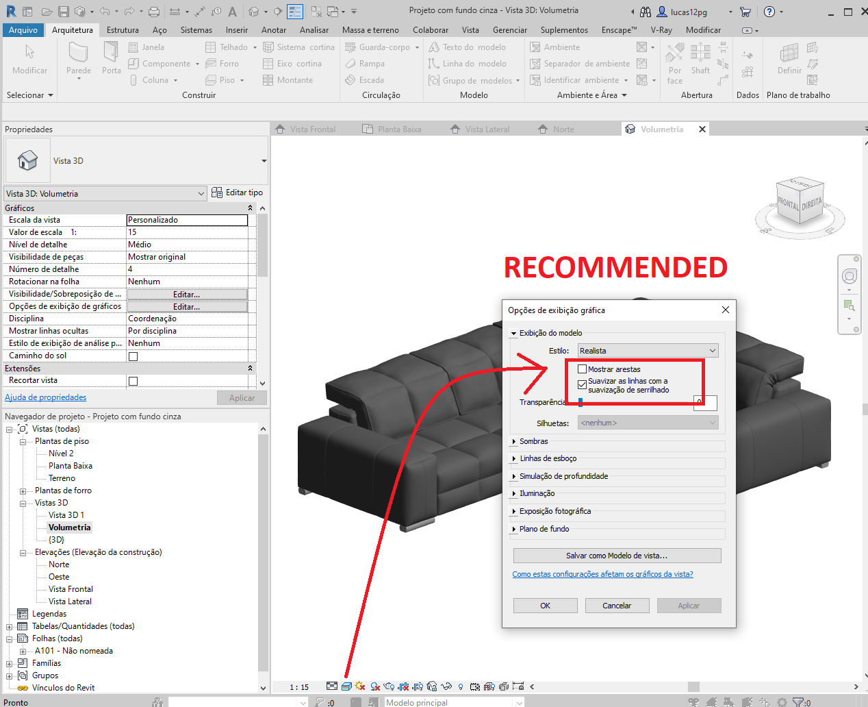 Sofa Revit High Quality s 3D Model in Sofa 3DExport