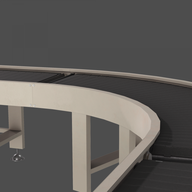 Conveyor 3D Model in Tools 3DExport