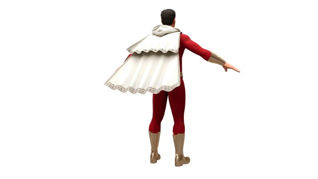 SHAZAM 3D 3D Model in Man 3DExport