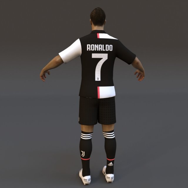 CR7 Cristiano Ronaldo Modelo 3D in Hombre 3DExport
