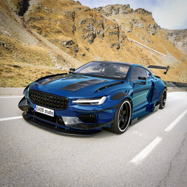 Polestar 1 NFS 3D Model in Sport Cars 3DExport