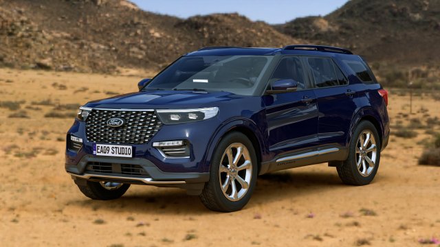 Ford-Explorer 3D Model in SUV 3DExport