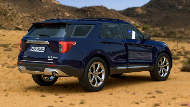 Ford-Explorer 3D Model in SUV 3DExport