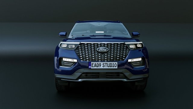 Ford-Explorer 3D Model in SUV 3DExport