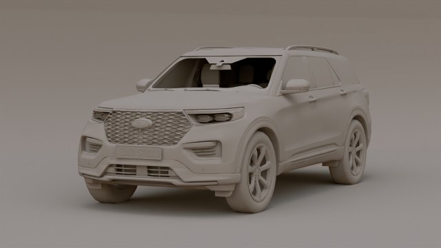 Ford-Explorer 3D Model in SUV 3DExport