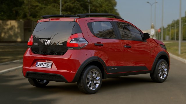 Fiat Mobi Trekking 2023 3D Model in SUV 3DExport