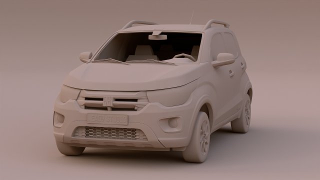 Fiat Mobi Trekking 2023 3D Model in SUV 3DExport