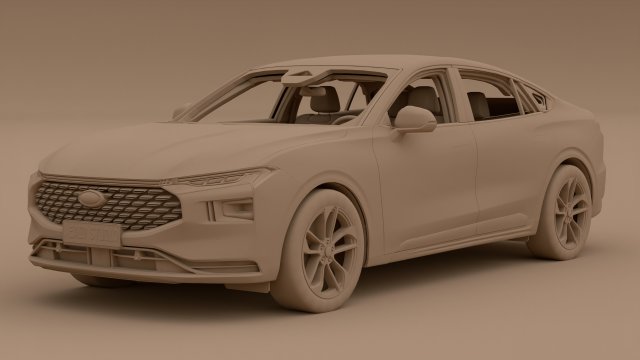 2024 Ford-Taurus 3D Model in Concept 3DExport