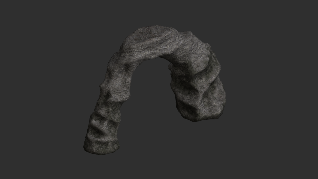 Small Stone Arch - Base Free 3D Model in Landscapes 3DExport