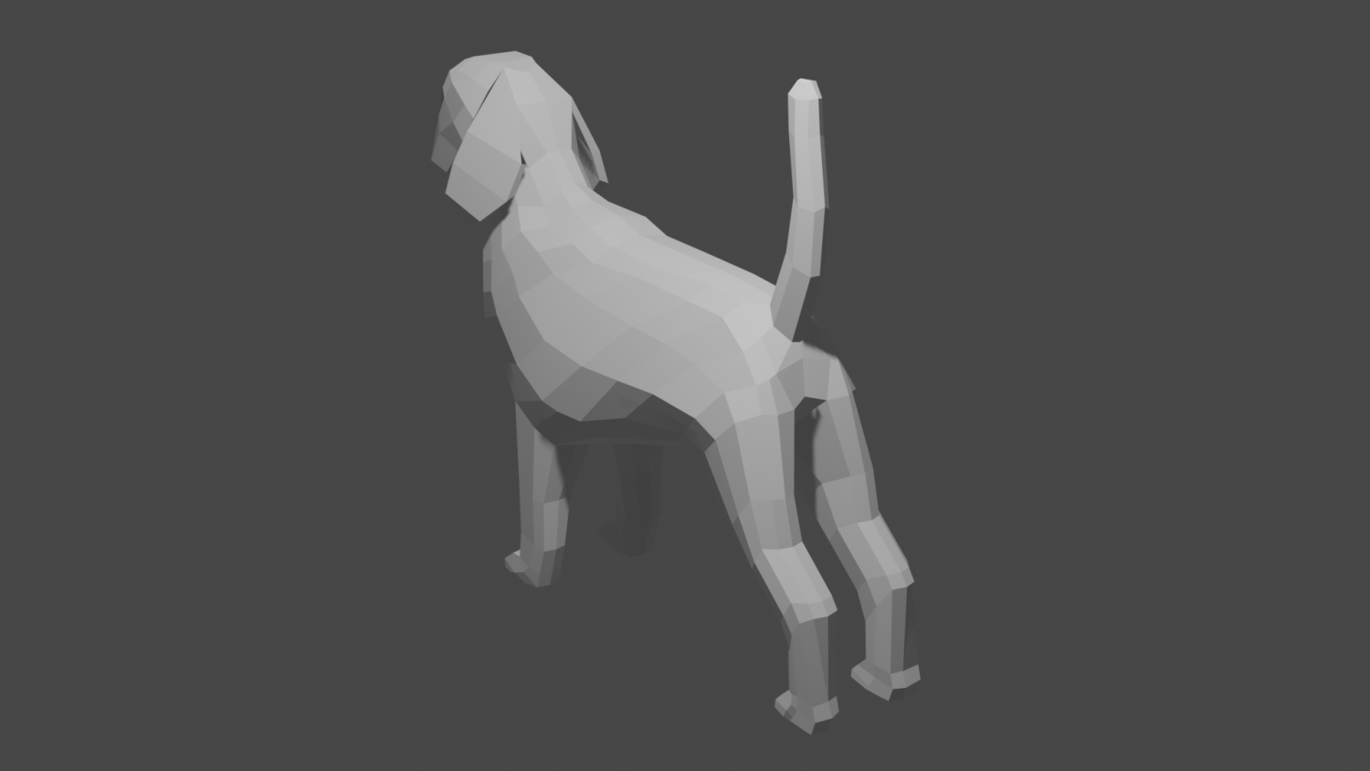 Low Poly Dog Free 3D Model in Dog 3DExport
