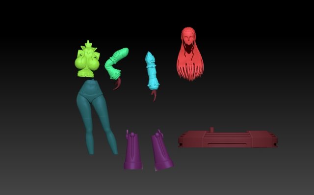 NICO ROBIN FANART - EGGHEAD - ONE PIECE Modelo de impresión 3D in ...