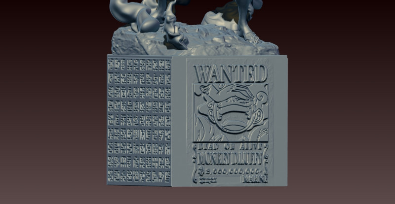 LUFFY NIKA - GEAR 5 - ONE PIECE - SPLIT PART - 3D PRINT MODEL 3D Print ...