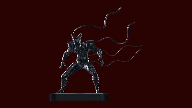 GAROU - one punch man - 3d Print 3D Print Model in Sculpture 3DExport