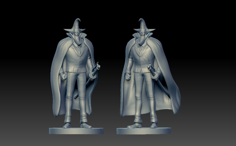 Figarland Garling - Five elder - ONE PIECE - 3D PRINT Model Cetak 3D in ...