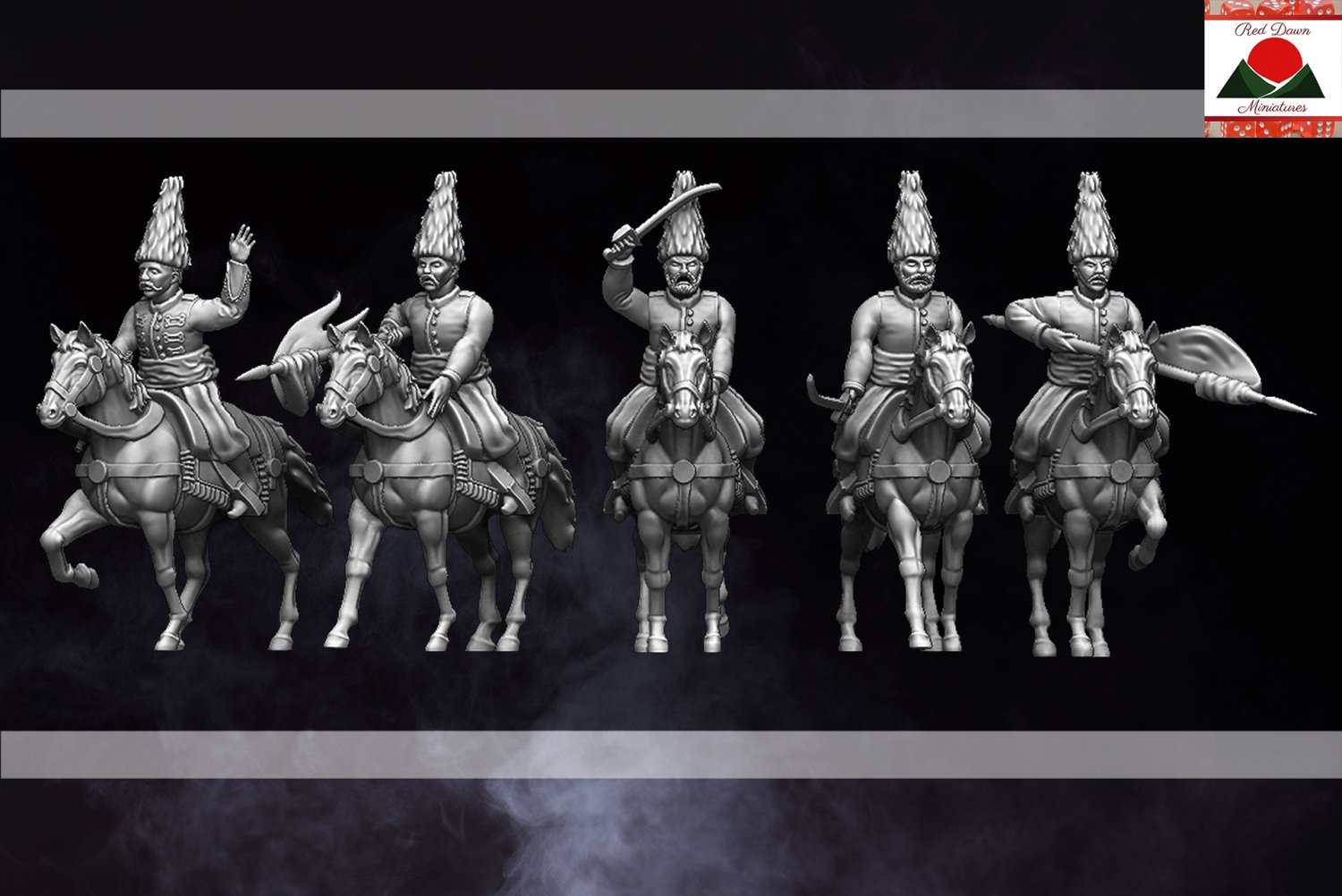 28mm napoleonic persian qajar cavalry 3d print model 3D Print Model in ...