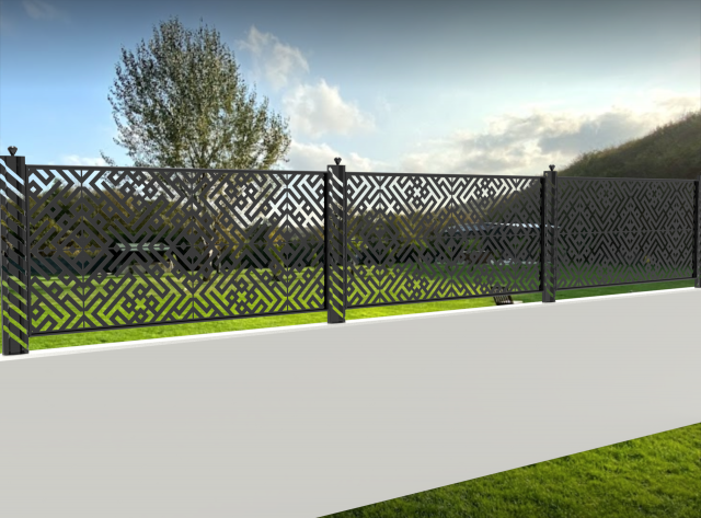 FANCE 3D Model in Outdoor items 3DExport