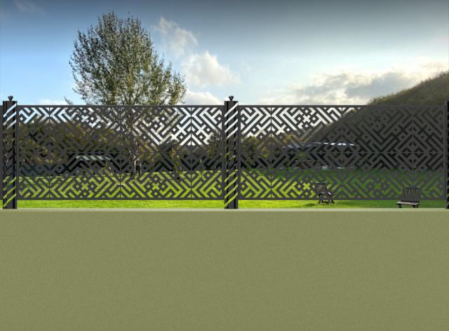 FANCE 3D Model in Outdoor items 3DExport