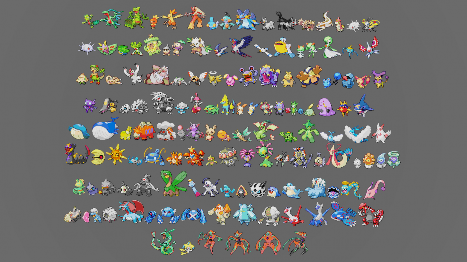 Pokemon Sprites Gen 3