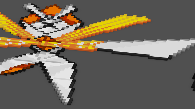 pokemon sprite voxel 7 gen 3D Model in Monster 3DExport