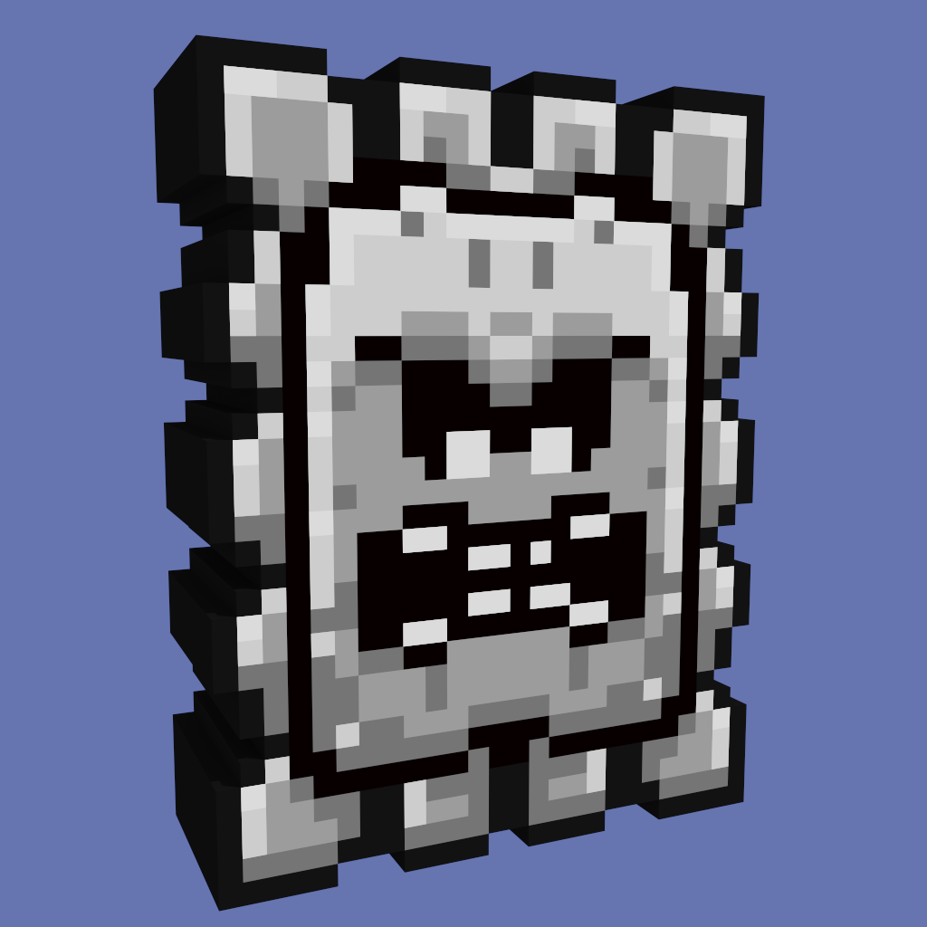 Mario 8 Bit Thwomp