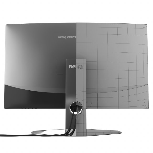 benq curved monitor ex3203r 3D Model in Computer 3DExport