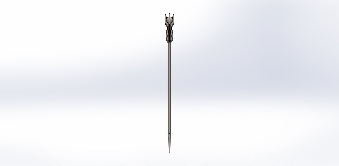 sarumans staff 3D Print Model in Monsters & Creatures 3DExport