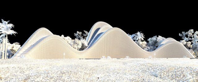 botanical garden 3D Model in Cityscapes 3DExport