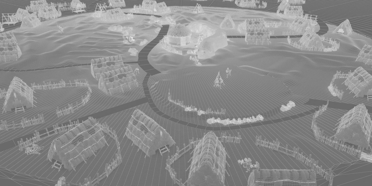 primitive 3D Models in Environment 3DExport