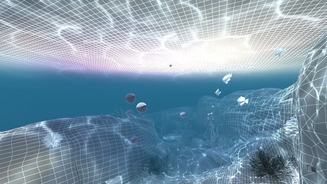 seabed 3D Model in Environment 3DExport