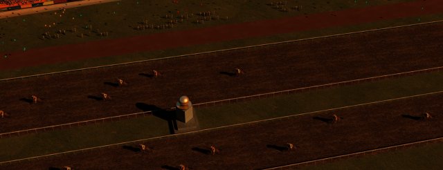 horse racing 3D Model in Race Track 3DExport