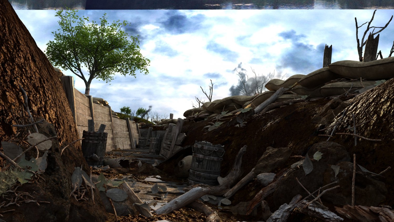 trenches 3D Models in Environment 3DExport
