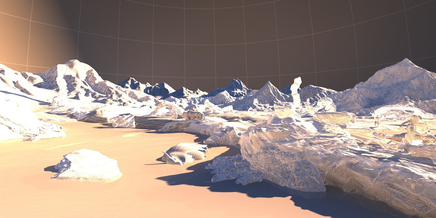 Primitive tribe 3D Model in Environment 3DExport