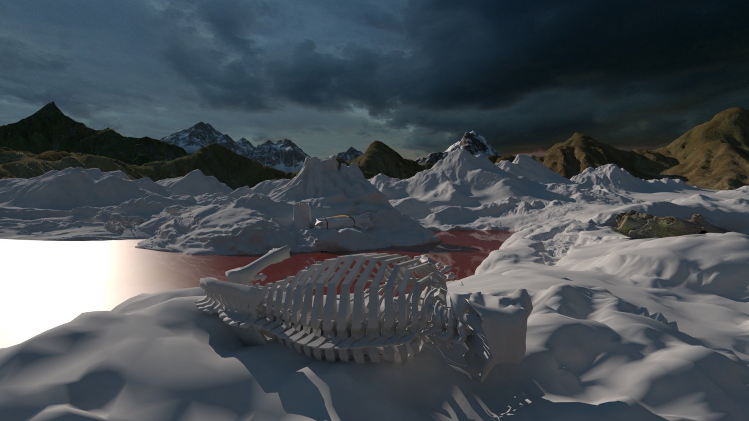 Primitive tribe 3D Model in Environment 3DExport