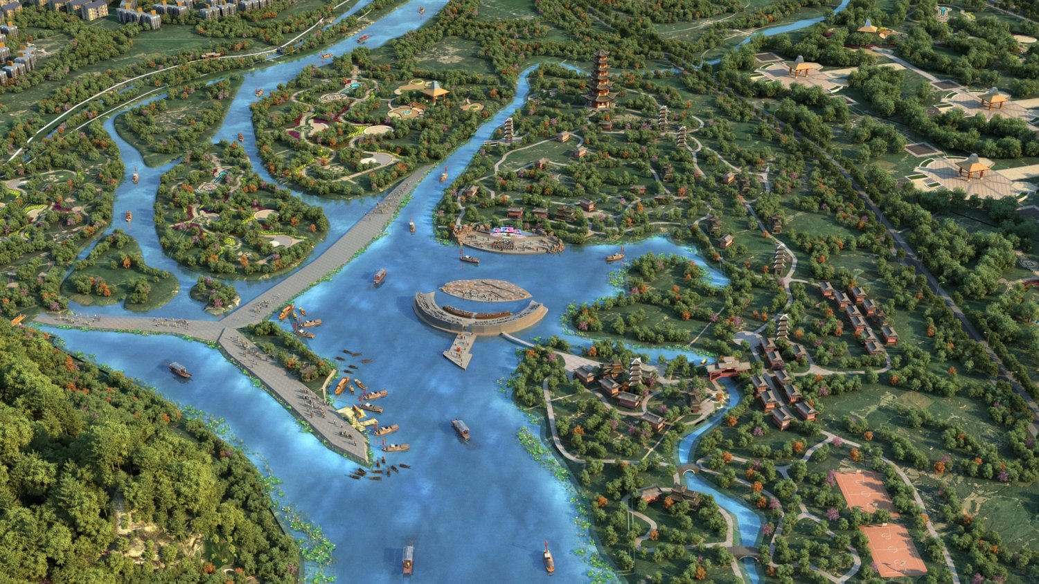 Ancient city 3D Model in Cityscapes 3DExport
