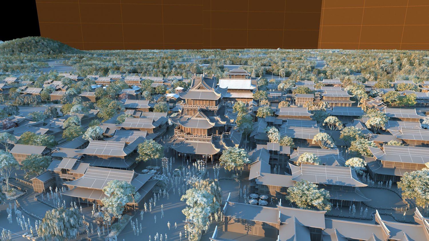 Ancient city 3D Model in Buildings 3DExport