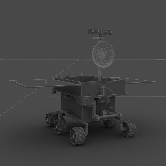 lunar rover 3D Model in Machines 3DExport