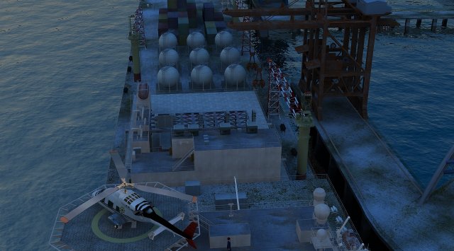 quay 3D Model in Buildings 3DExport