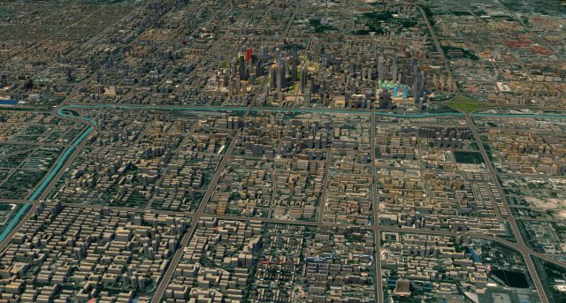 beijing 3D Model in Buildings 3DExport