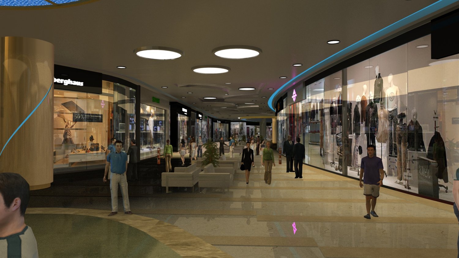 Bazaar 3D Model in Hall 3DExport