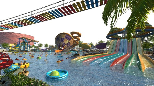 water park 3D Model in Buildings 3DExport