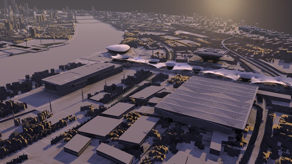 shanghai 3D Models in Buildings 3DExport