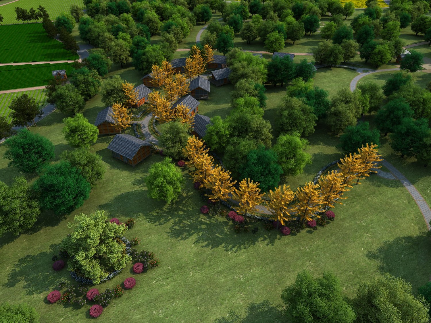 Lake view 3D Model in Environment 3DExport