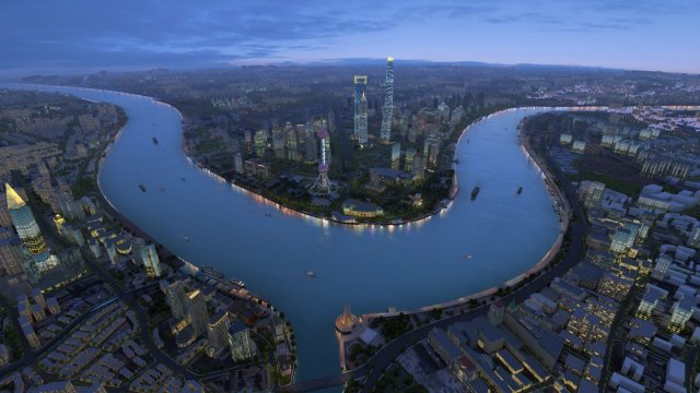 shanghai 3D Model in Buildings 3DExport