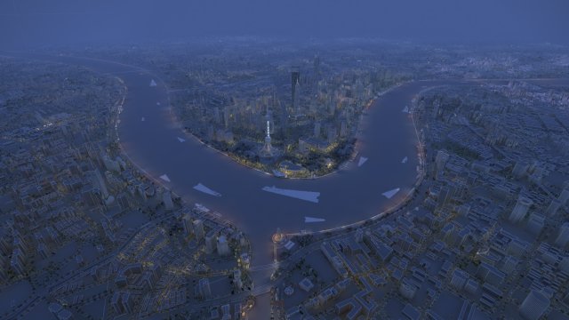 shanghai 3D Model in Buildings 3DExport