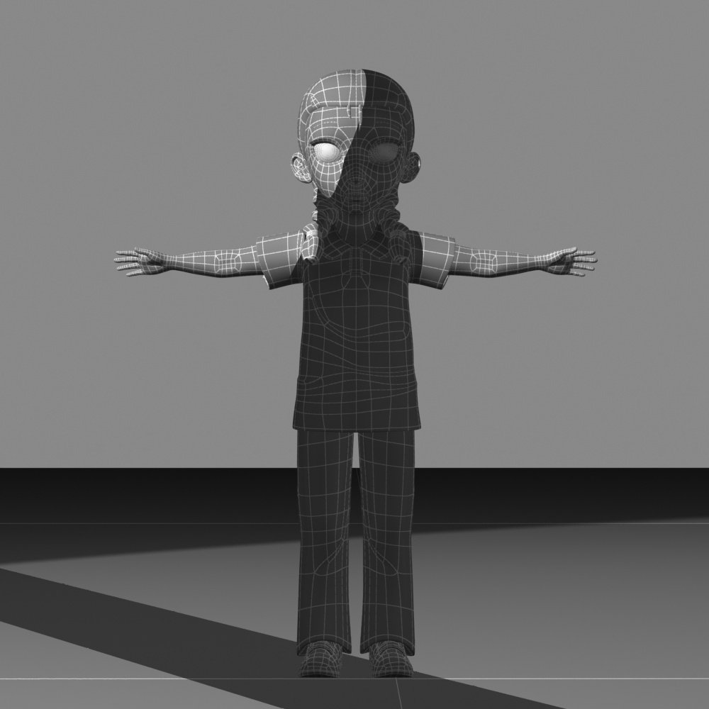 Cartoon characters 3D Model in Cartoon 3DExport